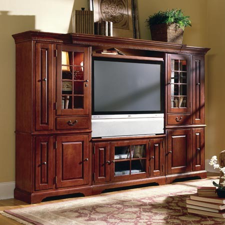 Cherry Home Entertainment Centers - Decor Report